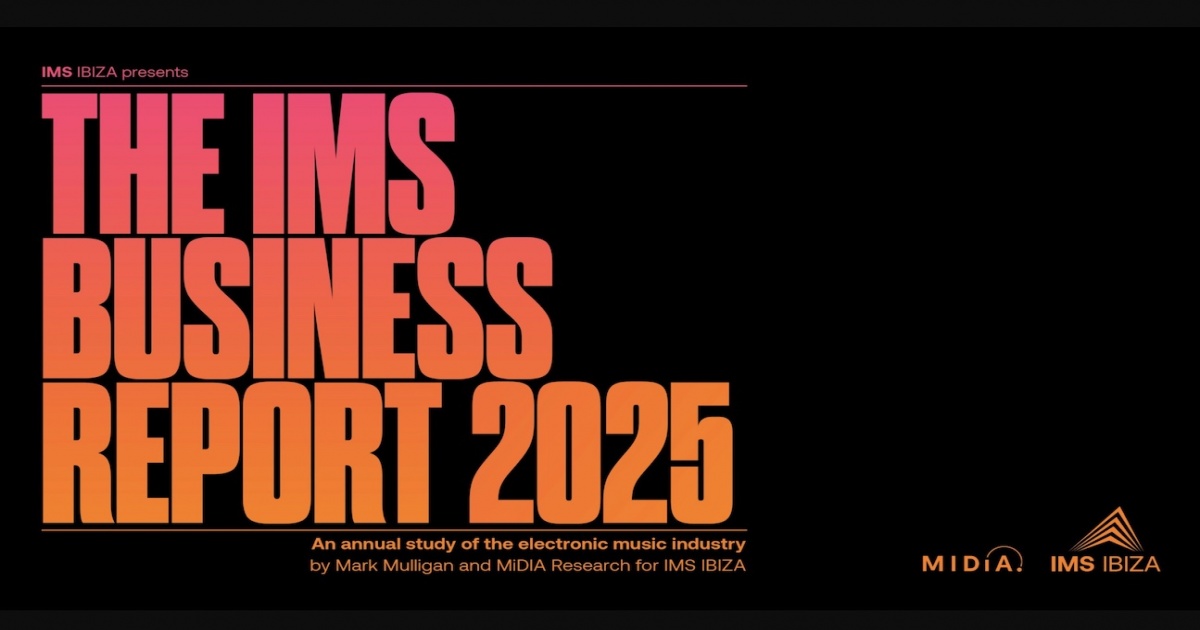 IMS Business Report 2025: Global electronic music industry valued at ...